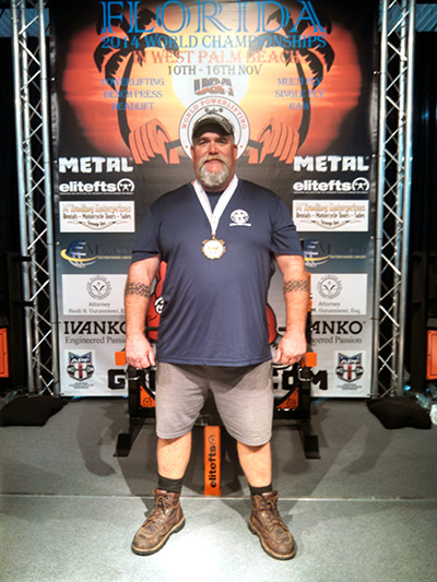 Johnson City man captures world powerlifting title, three records