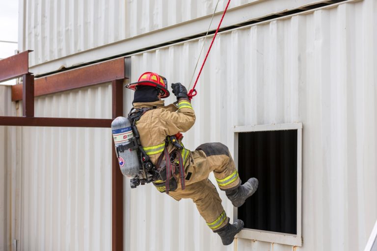 Horseshoe Bay firefighters demonstrate escape equipment - DailyTrib.com