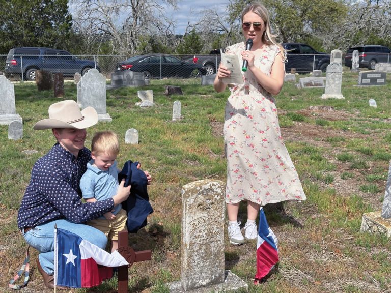 1800s Texas Rangers at Smithwick Cemetery get their crosses - DailyTrib.com