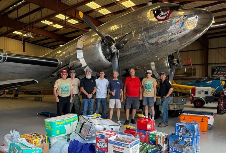 Operation Airdrop on flood relief mission in the Highland Lakes ...