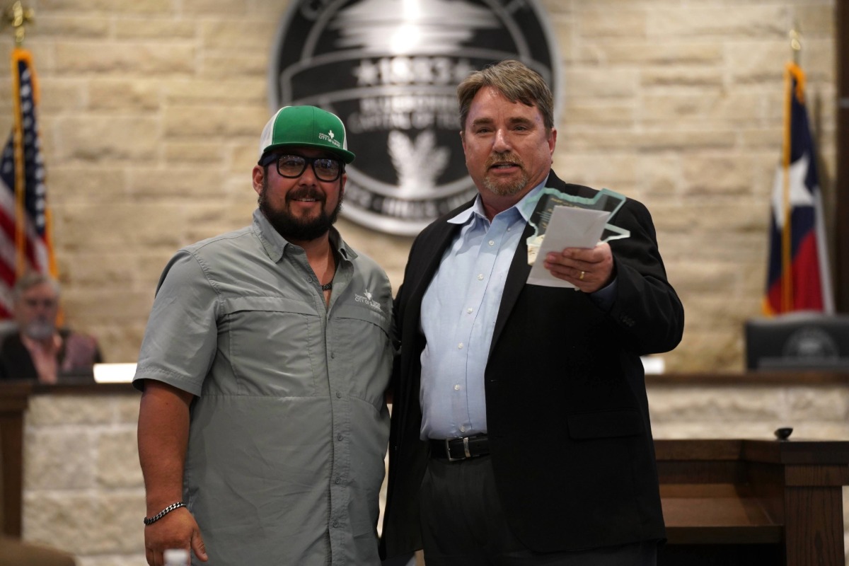 Burnet celebrates two city employees with annual awards - DailyTrib.com
